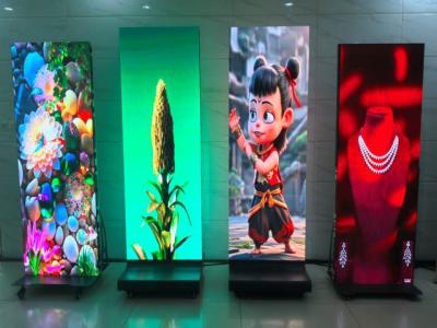 China HD LED Poster Screen P2.5 Foldable Double-sided Show Shopping Mall Video Wall for sale