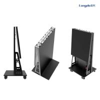 China HD P1.86 Foldable LED Poster Screen Advertising Video Player Light Up Poster for sale
