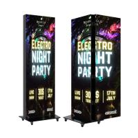 China HD P1.86 Double-sided LED Poster Display Colorful Multifunctional Advertising Video Wall for sale