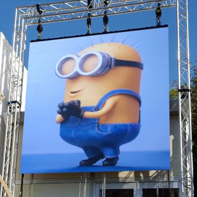 China P4.81mm Outdoor Rental Led Display AC220V 50Hz 5000nits Big Screen Hire Events for sale