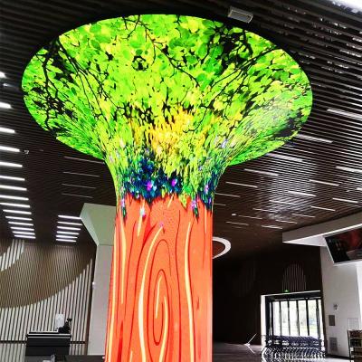 China P1.86 Flexible Led Module Smd1515 Various Shape Curved Led Screen for sale