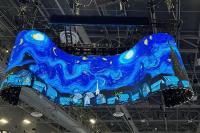 China P2 320*160mm Led Flexible Module 600nits High Resolution Curved Led Video Wall for sale