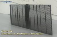 China 3m*2.5m Transparent Grille LED Screen For Retail Shop Curtain Window for sale