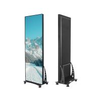 China 640*1920mm Indoor Iron And Aluminum Base Installtion Die Cast Poster Screen for sale