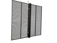 China 220W/ M2 Transparent LED Mesh Screen Outdoor Glass Window Display 5000nits 7.8mm for sale