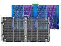 China Embedded Transparent Glass LED Screen 3.91mm-7.82mm Building Advertising for sale