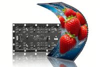 China P4mm Programmable Flexible LED Display 256x128mm Soft Module for Exhibition Hall for sale