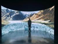 China LONGDA Flexible Curved Video Screen P5 Outdoor Waterproof 40000 dots / M2 for sale