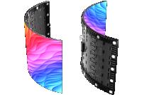 China Full Color P5 1R1G1B Curved Led Display Outdoor Large Viewing Angle for sale