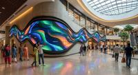 China Ultra Light 1R1G1B ODM Curved Led Screen  P1.25 For Meeting Room Synchronous ROHS for sale