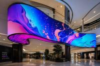 China ROHS CCC Flexible Curved Led Display Screen P2 . 5 Module 1920Hz 320*160mm for sale