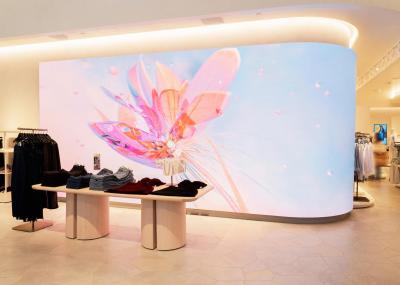 China P1.538 Curved Led Video Wall RGB Indoor Full Color Led Display 3840Hz for sale