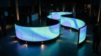China P1.538 Curved Led Video Wall RGB Indoor Full Color Led Display 3840Hz for sale
