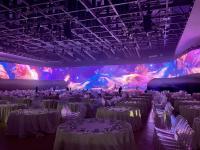 China Auditorium Advertising Curved Led Panels P2 . 5 320*160mm 140deg Horizontal for sale