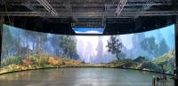 China Auditorium Advertising Curved Led Panels P2 . 5 320*160mm 140deg Horizontal for sale