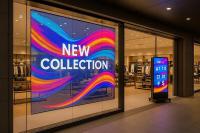 China P3.91 Led Window Display Screen AC85V Transparent LED Video Wall Screen RGB for sale