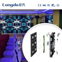 China Portable Indoor Advertising Curved Led Display Screen P3.91 900cd 43 scan for sale