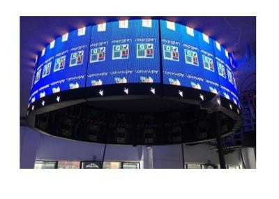 China ROHS CCC Flexible Curved Led Display Screen P2 . 5 Module 1920Hz 320*160mm for sale