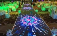 China 52×52 dots 3840Hz Colorful Led Dance Floor Rental P4.81mm High Refresh for sale