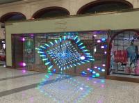 China 9245 Pixels Transparent Professional Led Display Screen 5000cd 10.4mm for sale