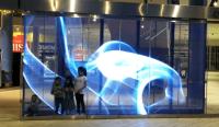 China Longda Building Led Window Display Screen 32873 Dots/ M2 3840Hz for sale