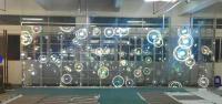 China Longda Building Led Window Display Screen 32873 Dots/ M2 3840Hz for sale