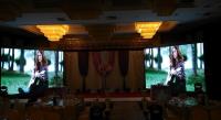 China 512*512mm 1100cd Led Display Cabinets P4mm Large Digital Wall Frame for sale