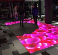 China Diy Light Up SMD3528 Disco Dance Floor Rental 16.7 Trillion Full Color for sale