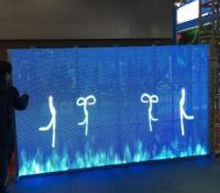 China 2 Scan Led Window Display Screens See Through Light Up Panel 10.4mm 1921 for sale