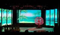 China Full Color 64 X 64 Soft  Curved Led Displays Screens Mooncell Kystar Control System for sale