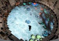 China DIY FCC Interactive Led Light Up Dance Floor 43222 Pixels 4m Viewi Distance for sale