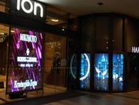 China Longda Transparent Glass Wall Led Screen 5000cd P3.91mm for sale
