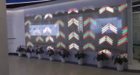 China Longda Transparent Glass Wall Led Screen 5000cd P3.91mm for sale