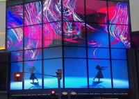 China Shop SMD1921 Transparent Display Screen 1000x500mm 32789 Dots /M2 Glass Video Wall for sale