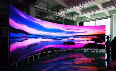 China Curved P3 Indoor Led Flexible Module 9500K for sale