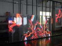 China IP65 1R1G1B Transparent Video Wall Advertising 500*125mm Window Display for sale