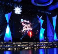 China IP65 P3.91mm Led Stage Background Screen Decorations 40m View Distance for sale