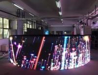 China Longda Thin Flexible Led Display Screen PH2.5mm Meanwell Video Wall Module for sale
