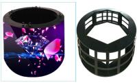 China SMD Cylinder Screen Led Flexible Module Led Wall Tiles 140 To 160deg View Angle for sale