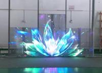 China Longda Signage Transparent Glass Led Screen Wall 281 Trillion 1R1G1B for sale