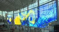 China High Brightness Transparent Led Display Screen Video Wall P7.8 DC5V ISO14001 for sale