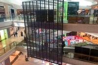 China P3.91mm 1R1G1B Transparent Glass Led Screen HD Led Mesh Video Wall ISO9001 for sale
