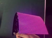 China P4mm Programmable Flexible Led Display Soft Meanwell For Exhibition Hall for sale