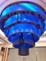 China P4mm Programmable Flexible Led Display Soft Meanwell For Exhibition Hall for sale