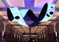China P4 RGB IP43 Flexible LED Module Full Color 700cd/ M2 Anti Distortion for sale