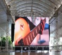 China Digital Signage Fixed Type Curved Led Panel In P3.91 For Outdoor Storefront for sale