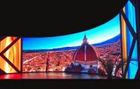 China Die Casting Aluminium Curved LED Screen Indoor Outdoor P3.91mm Digital LED Billboard for sale