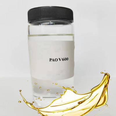 China Customization Synthetic Base Oil High Viscosity Metallocene Pao V600 Polyalphaolefin Oil for sale