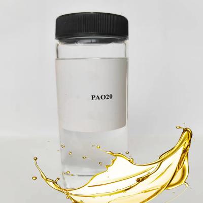 China High and Low Temperature Lubricating Oil Pao20 Synthetic Base Oil for Harsh Environments for sale