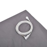 China Maxsharer New Earthing Grounding Fitted Sheet Silver and Cotton Material Earthing Bed Sheets with Cord for sale